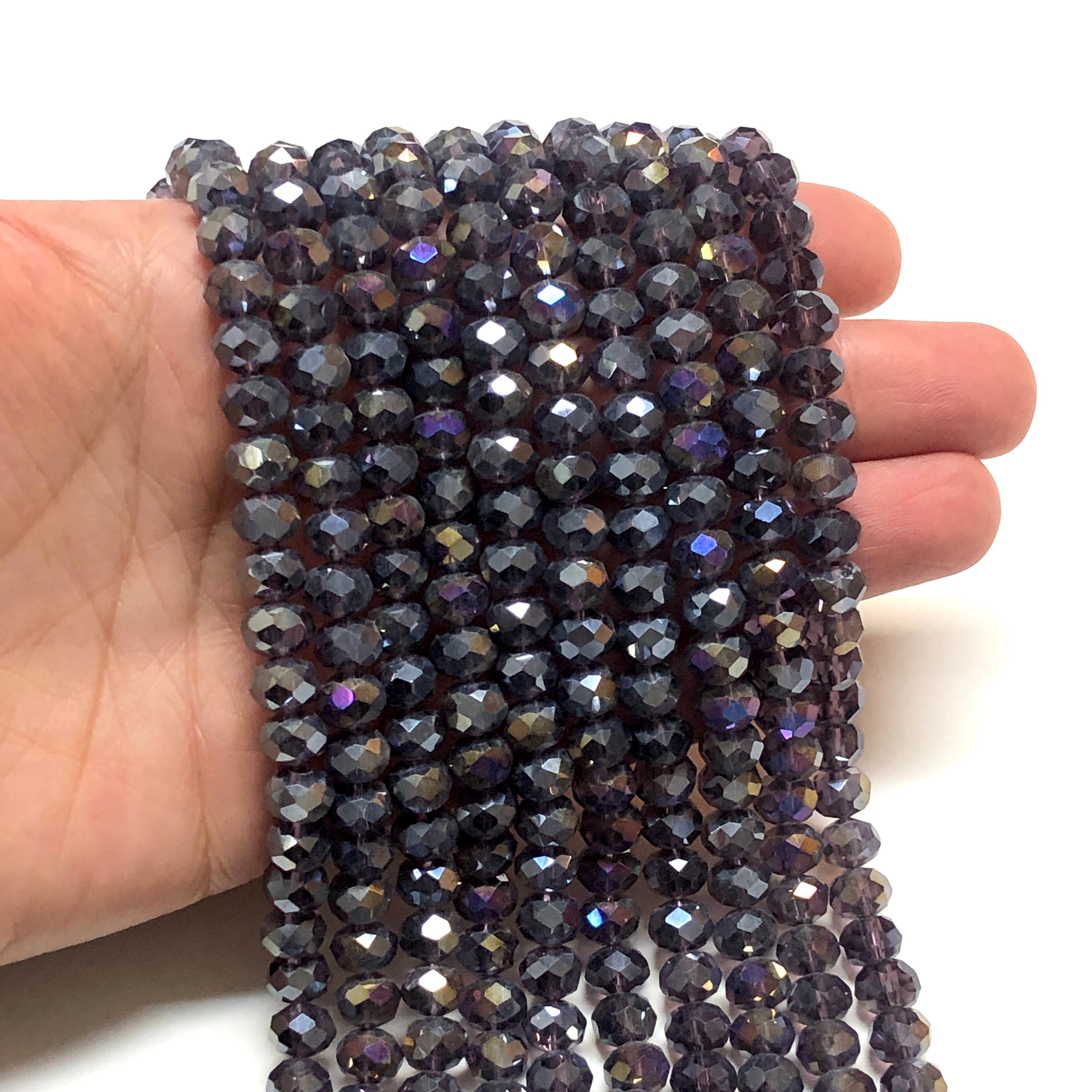 Crystal Bead, Chinese Crystal-8mm-5 (Smoke Color) – PetekBoncuk