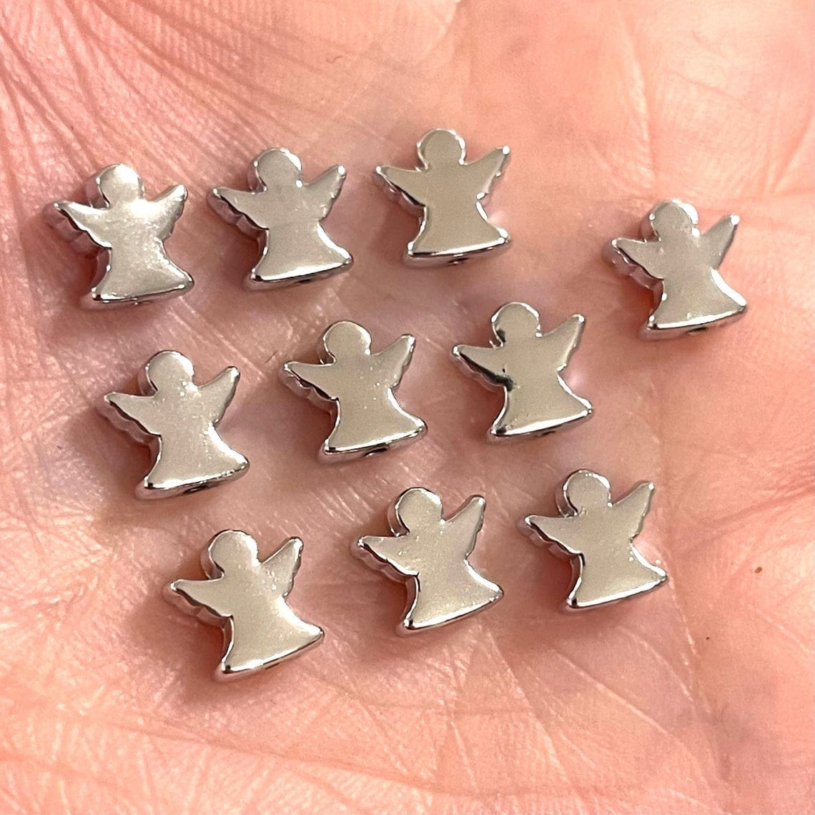 Rhodium Plated Angel Tool – PetekBoncuk