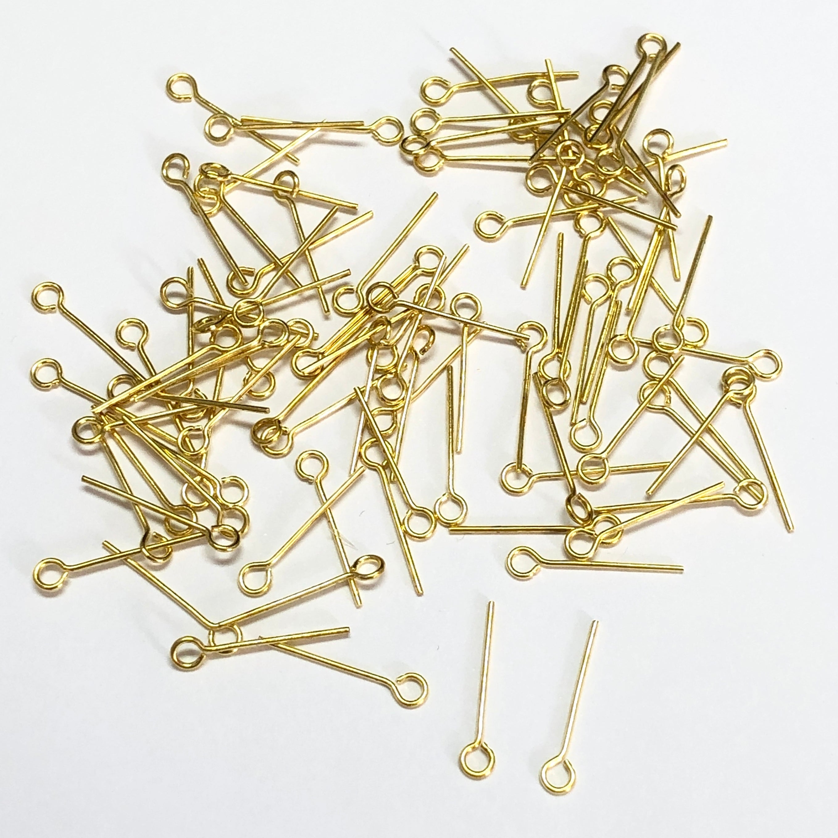 Gold Plated Flat Nails 20 MM – PetekBoncuk